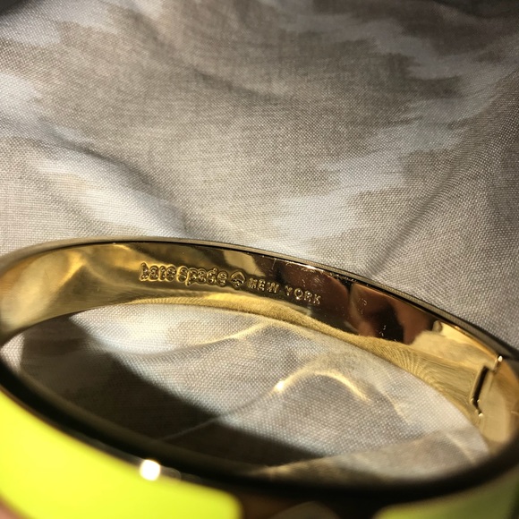 kate spade | Jewelry | Lime Green Kate Spade Bangle | Poshmark